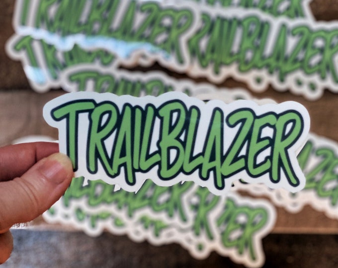 Trailblazer Vinyl Sticker - Outdoor Personality Collection - Etsy