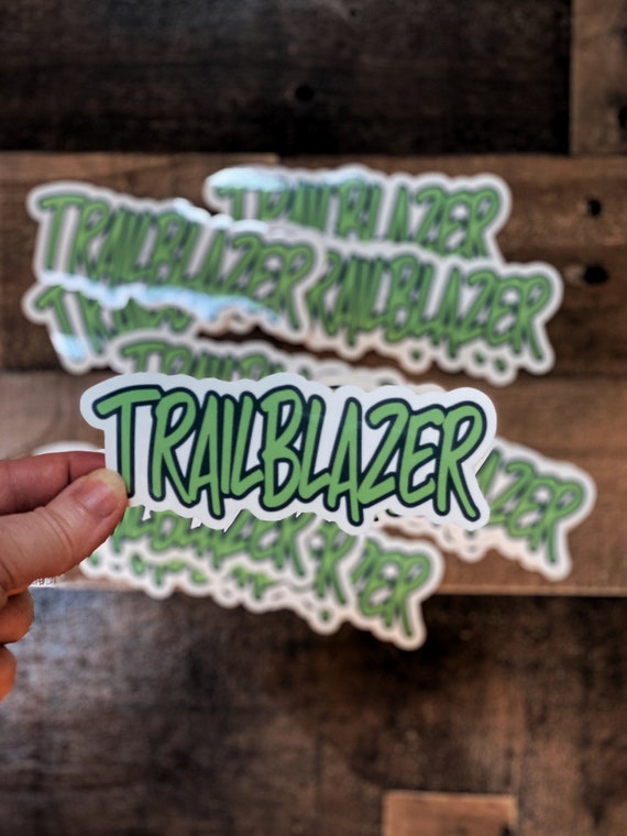 Trailblazer Vinyl Sticker Outdoor Personality Collection | Etsy