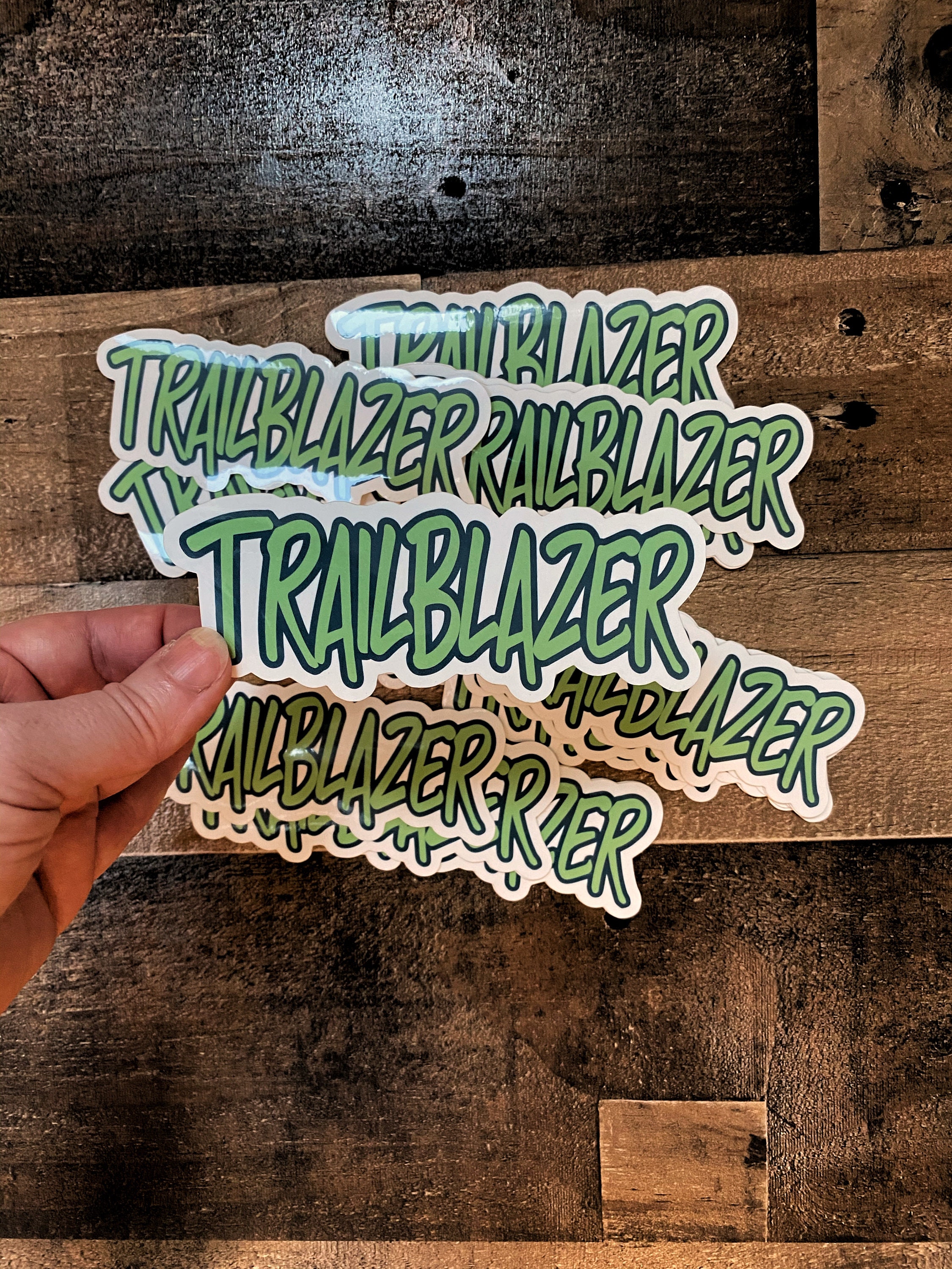 Trailblazer Vinyl Sticker Outdoor Personality Collection - Etsy