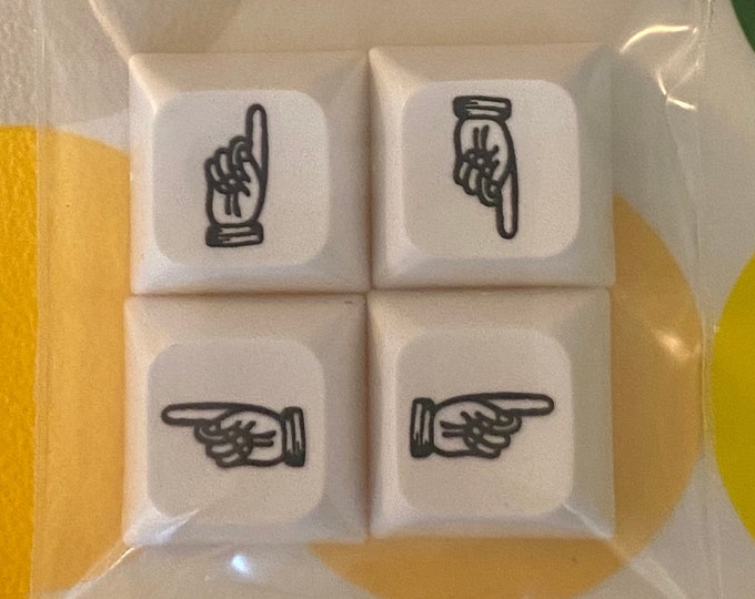 Retro Manga Style Keycap Set, Hand-drawn Cartoon Keycaps, Cherry ...