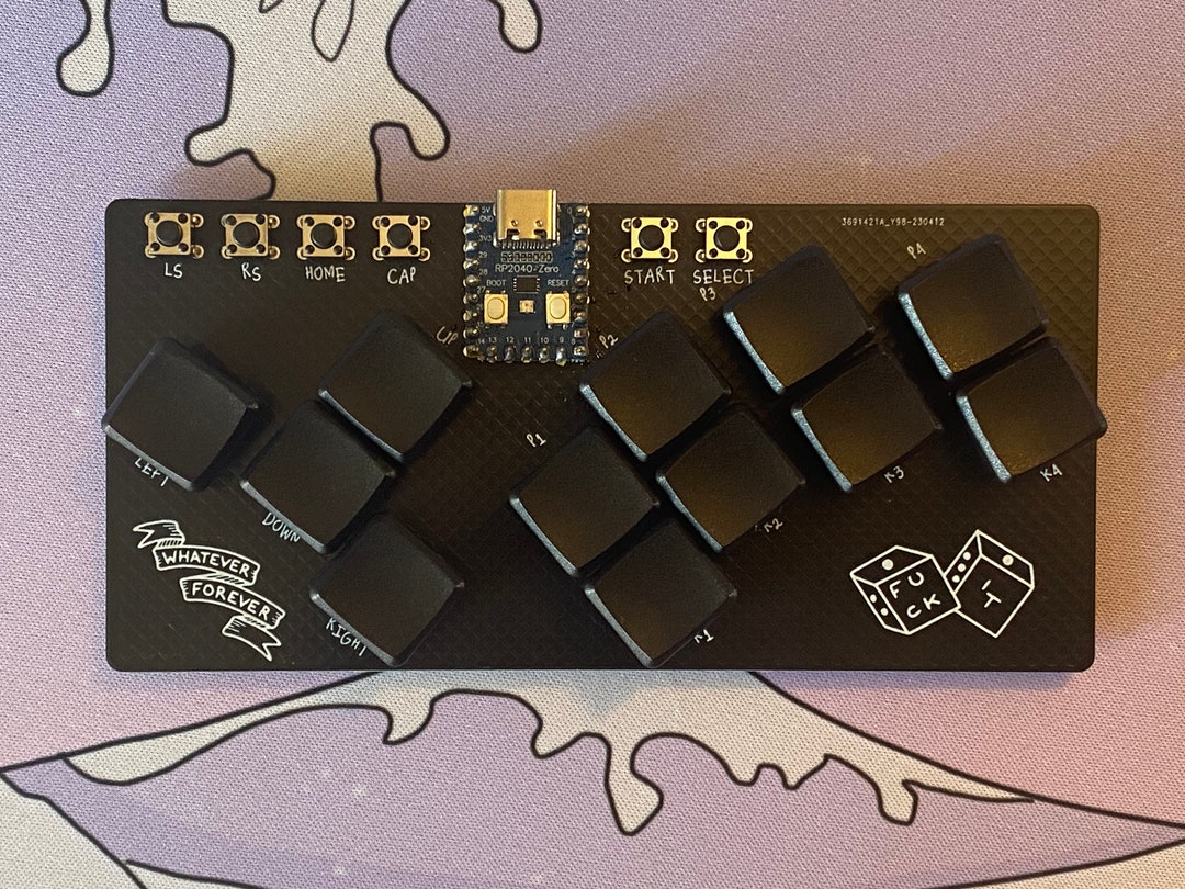 Pre-built Stress Pocket Arcade Fightpad - Etsy