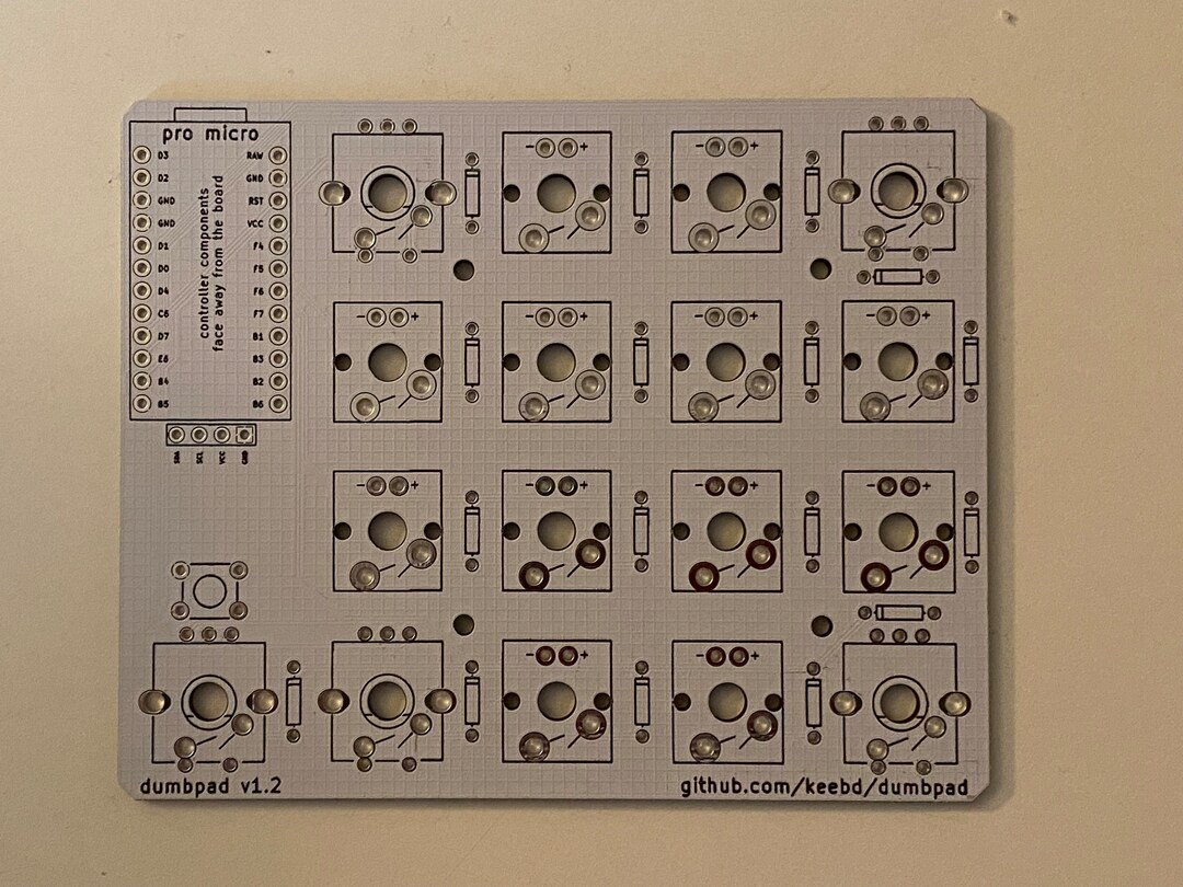 Dumbpad Macropad PCB (OLED Version) - Etsy