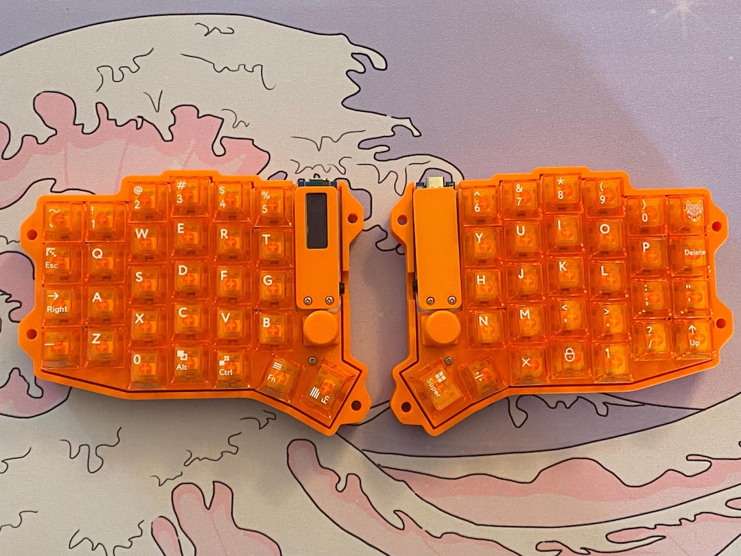 Orangetacular Sofle Split Keyboard - Etsy