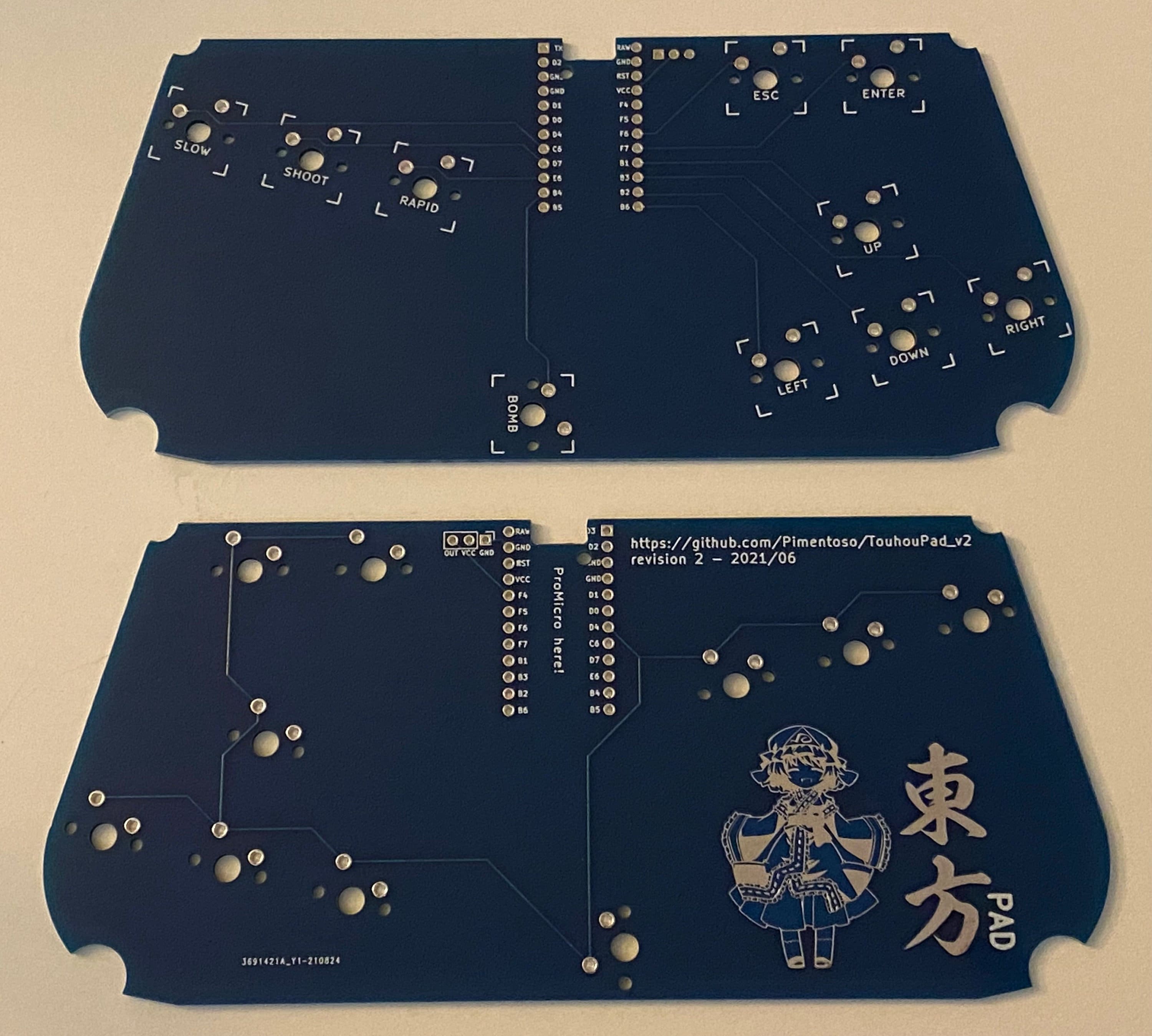 Touhoupad V2 PCB - Etsy