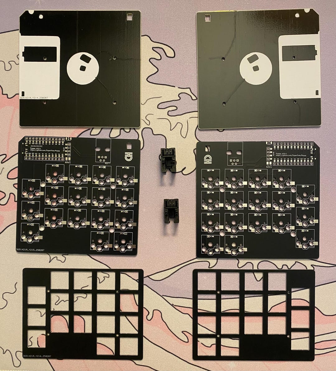 Floppy Split Keyboard PCB and Plates - Etsy