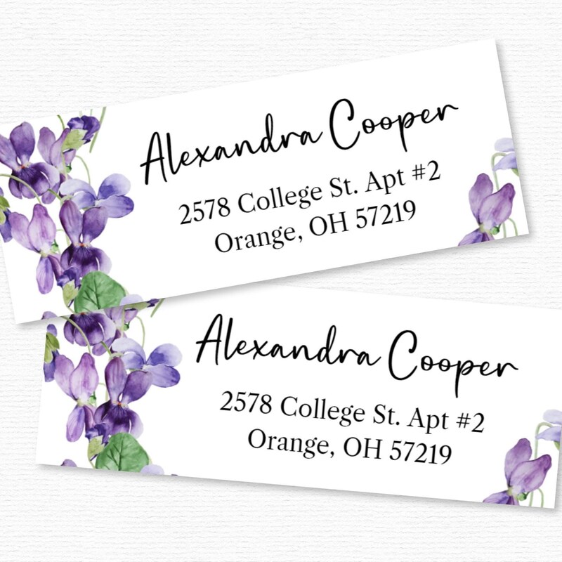 Diy Address Labels - Etsy