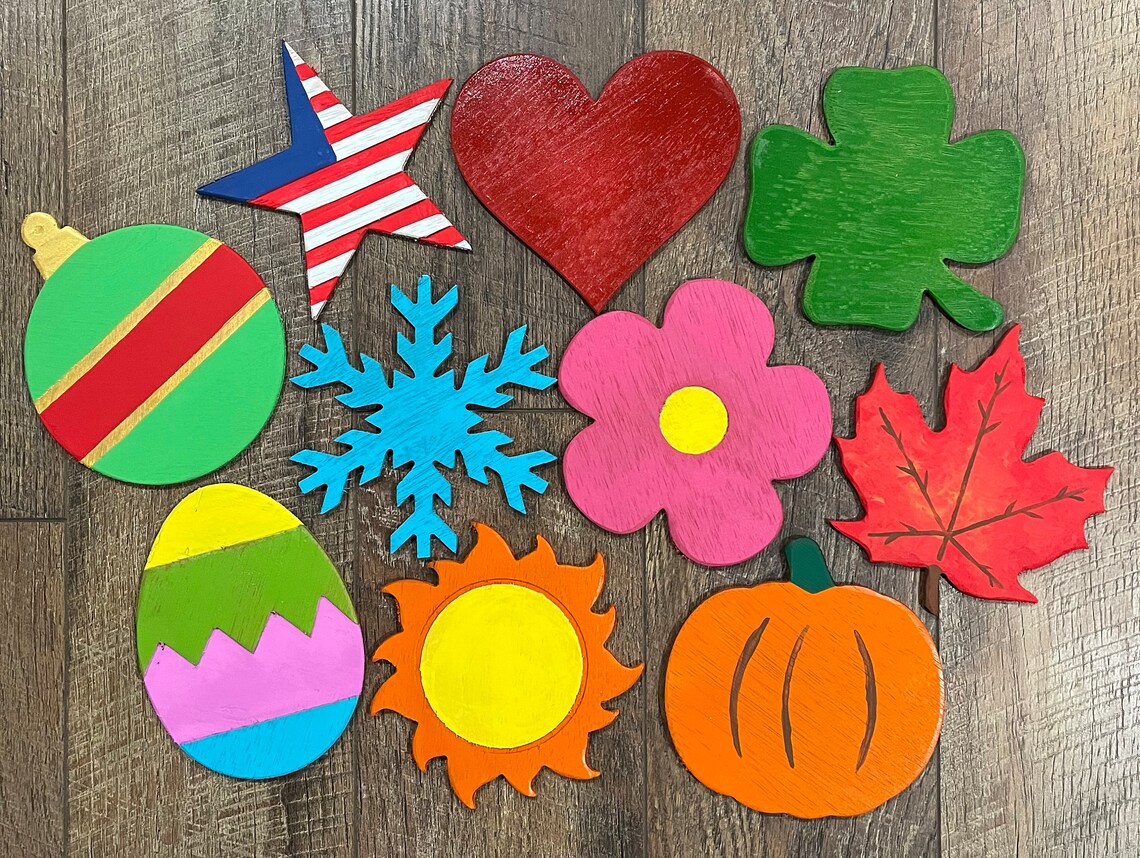 Seasonal Welcome Sign 10 Shapes Included - Etsy