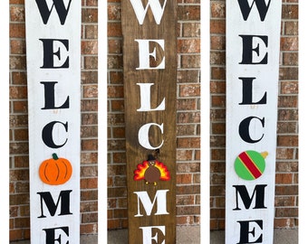 Welcome Sign With Interchangeable | Etsy