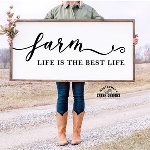 Farm Life is the Best Life Svg Farm Cut Files Farmhouse Svg - Etsy