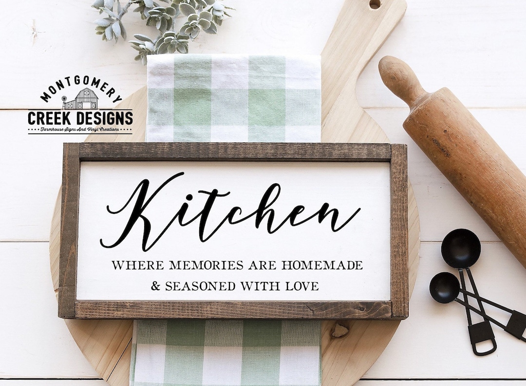 Kitchen Sign SVG, Cut File Vector, Kitchen SVG, Kitchen Sign SVG ...