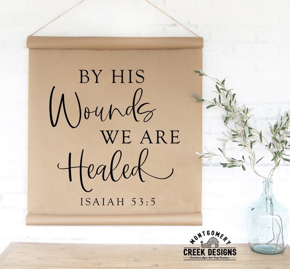 By His Wounds We Are Healed SVG Easter Sign SVG Christian | Etsy