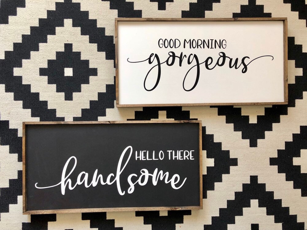 SVG files Hello there handsome svg Good Morning gorgeous | Etsy