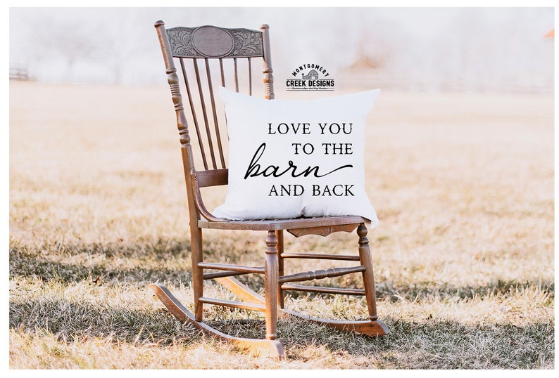 Love You to the Barn and Back Svg Farm Cut Files Farmhouse | Etsy