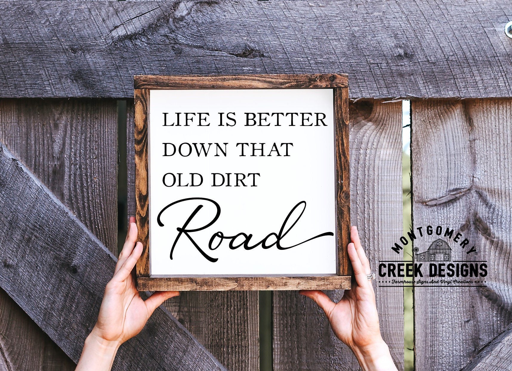 Old Dirt Road Svg, Farm Cut Files, Farmhouse Svg, Cricut, Silhouette ...