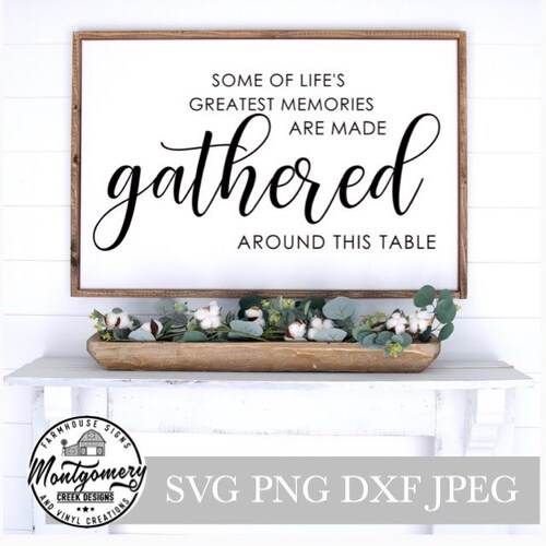 SVG Files Dining Room SVG Kitchen Svg Gathered Svg Around - Etsy Canada