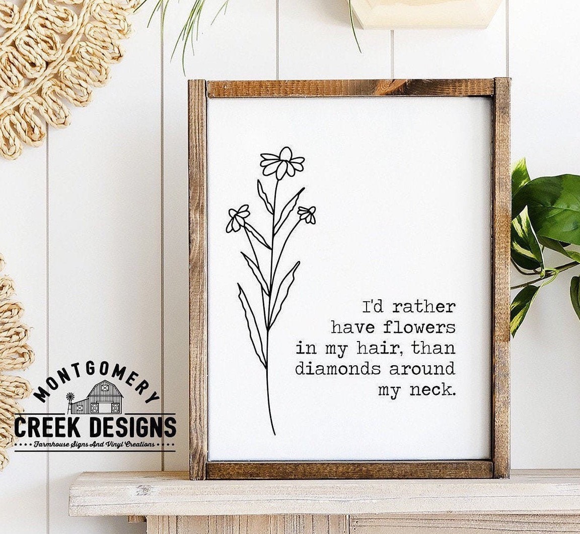 Wildflower SVG Boho Svg Hippie Svg Bohoemian Svg - Etsy