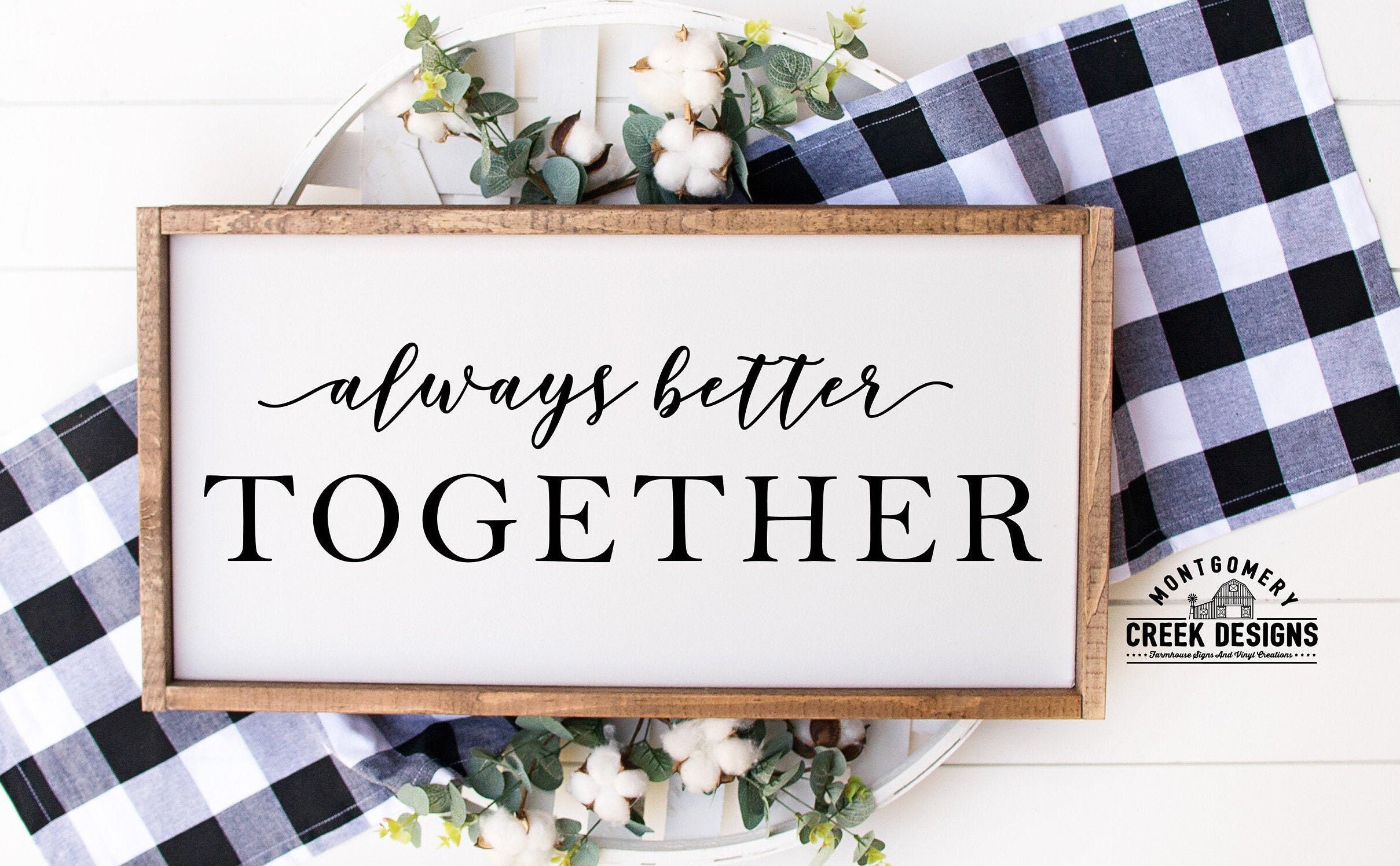 Always Better Together Svg Wedding Sign Svg Engagement Svg | Etsy