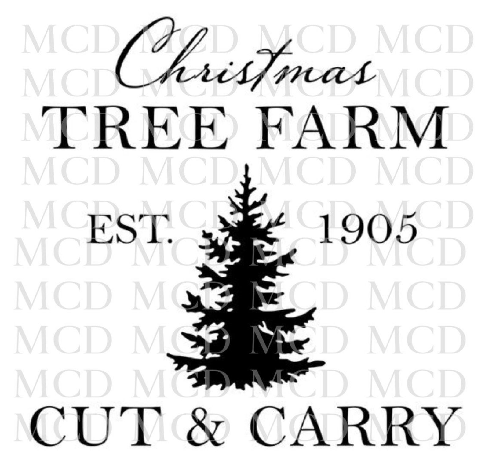 Christmas Tree Farm svg Christmas sign svg Farmhouse svg | Etsy