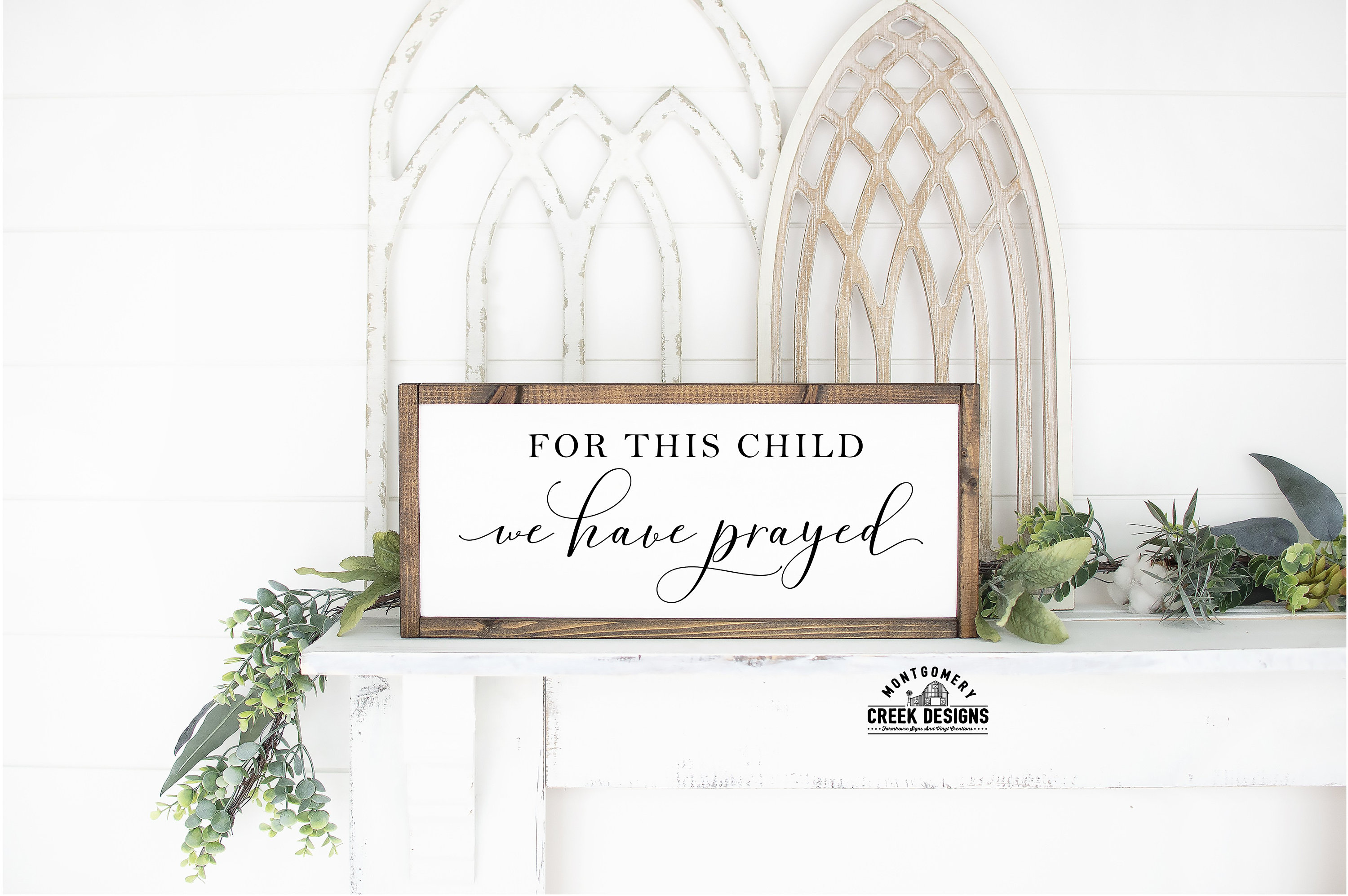 For This Child We Have Prayed Svg Nursery Svg Nursery Sign | Etsy