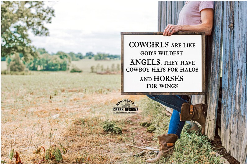 Cowgirl SVG, Western Sign Svg, Cut Files for Cricut and Silhouette ...