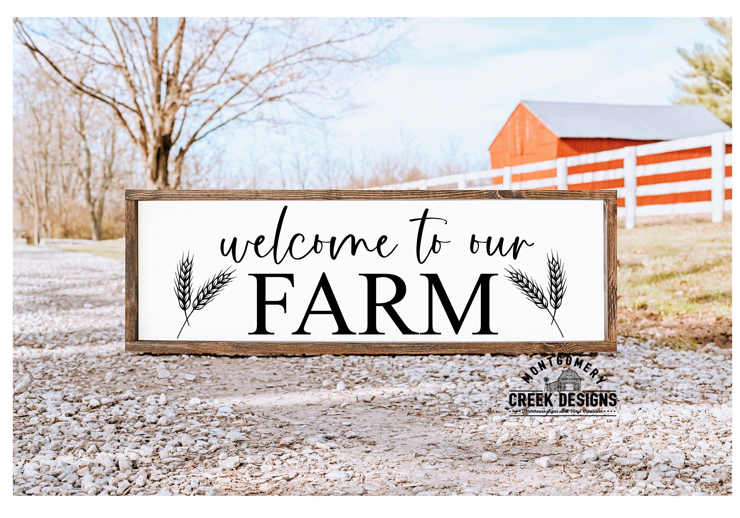 Welcome to our Farm svg farm cut files farmhouse svg | Etsy