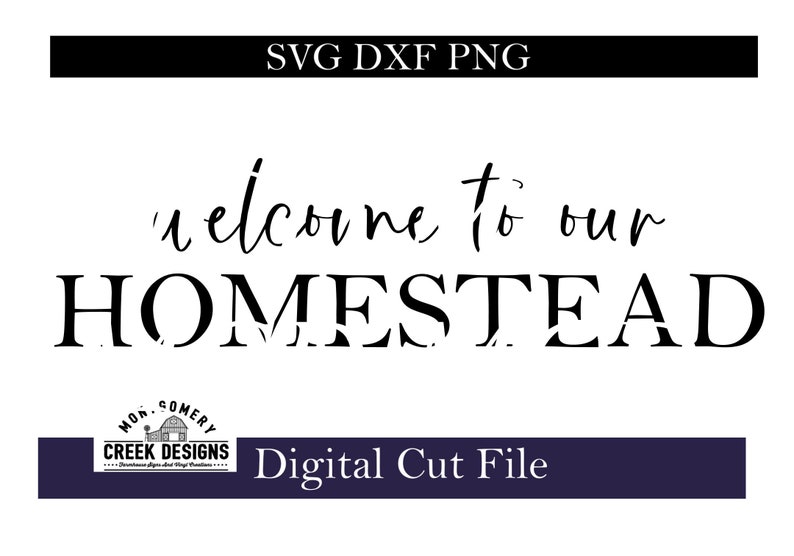 Welcome to Our Homestead Svg Farm Cut Files Farmhouse Svg - Etsy