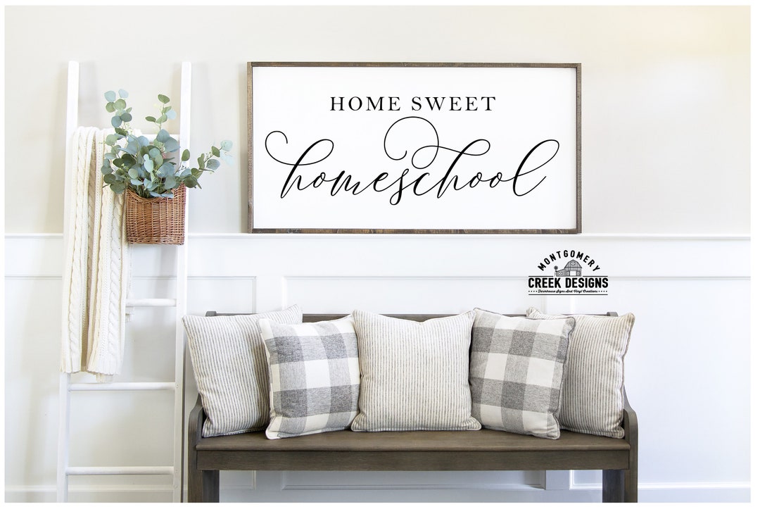 Home Sweet Homeschool SVG, Homeschool Svg, Classroom Svg, Online School ...
