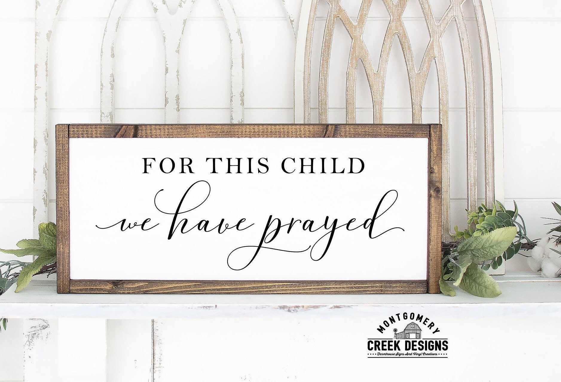 For This Child We Have Prayed Svg Nursery Svg Nursery Sign | Etsy