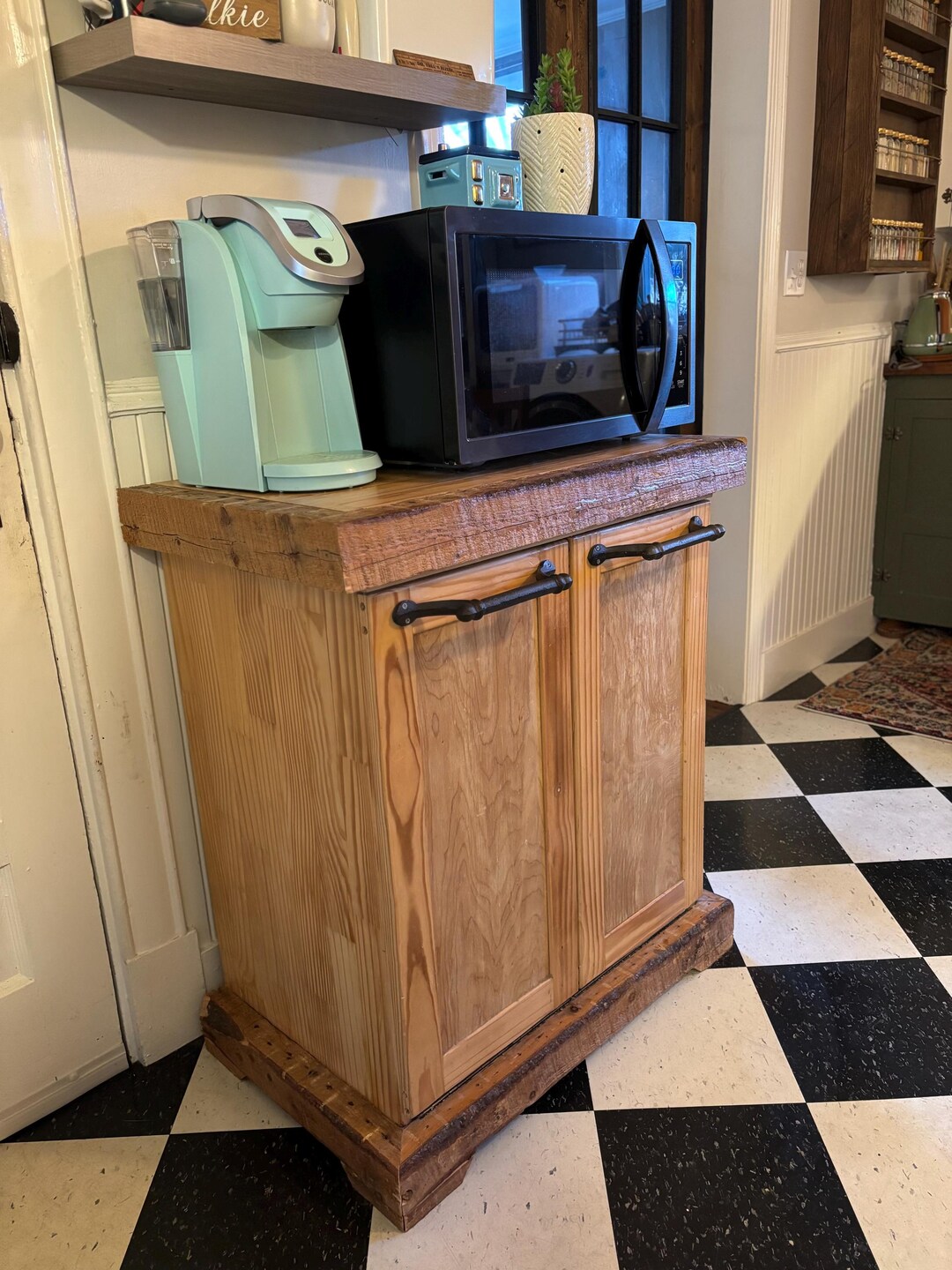 Hand Mand Farm House Trash Bin Tilt Out, Recycle Bin, Tilt Out Doors ...