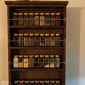 Sliding Double Layer Spice Rack, Rustic French Country Style, Copper ...