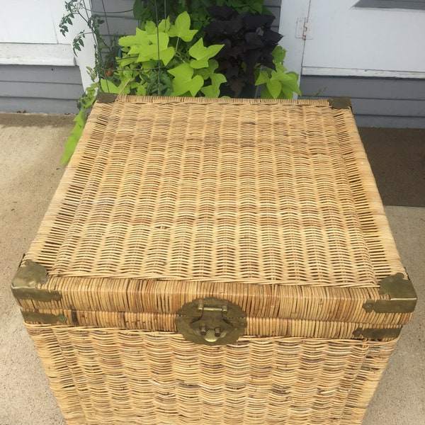 Wicker Blanket Chest - Etsy