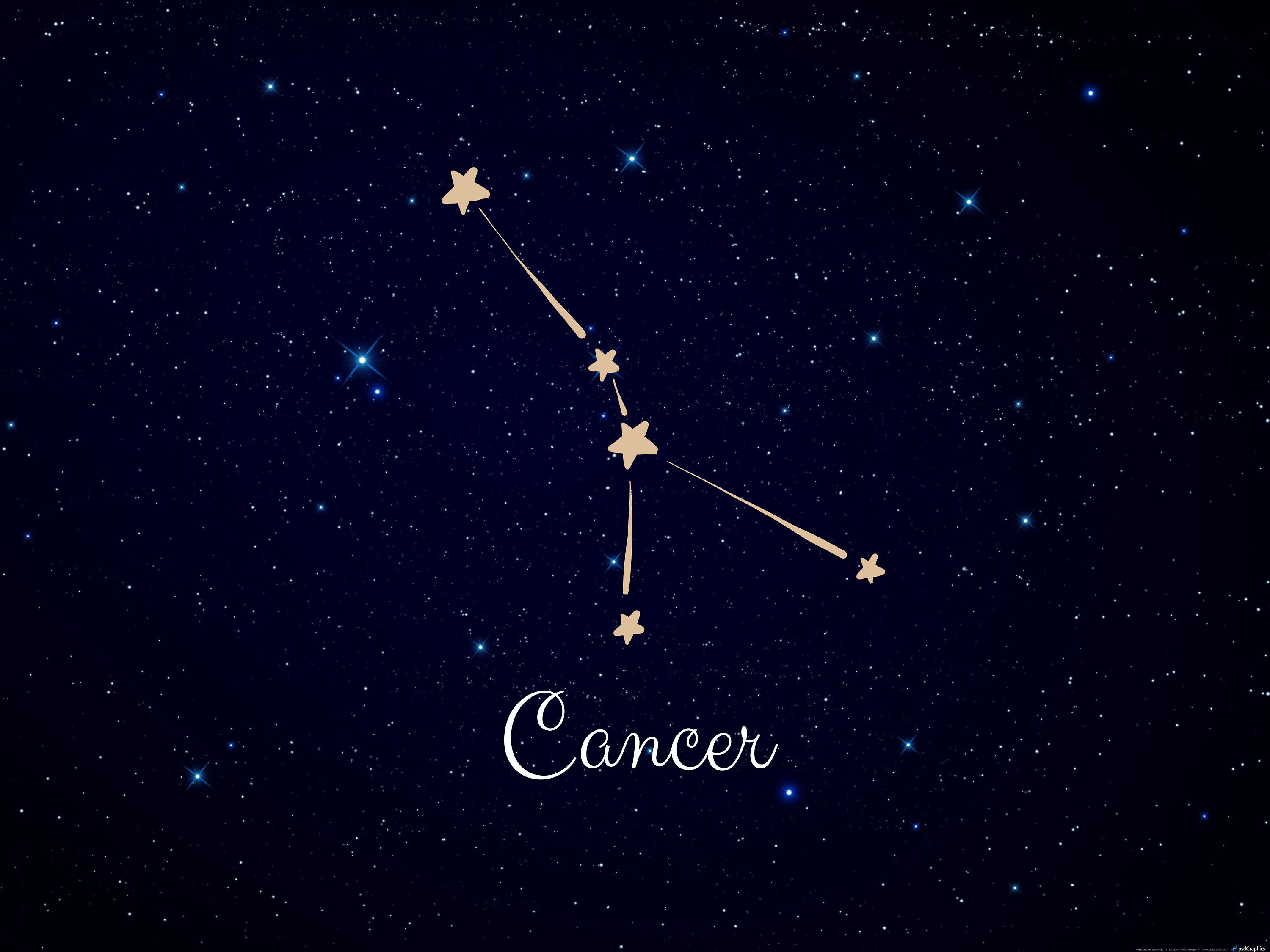Cancer Constellation Digital Download - Etsy