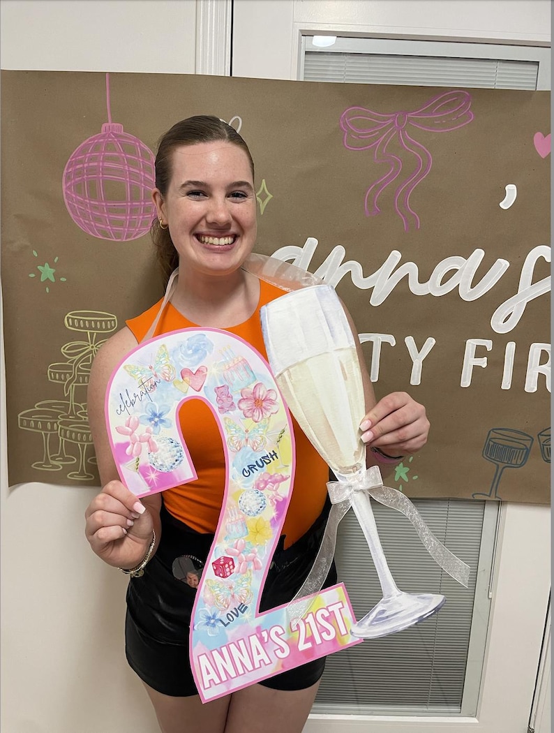 Custom 21st Birthday Sign - Etsy