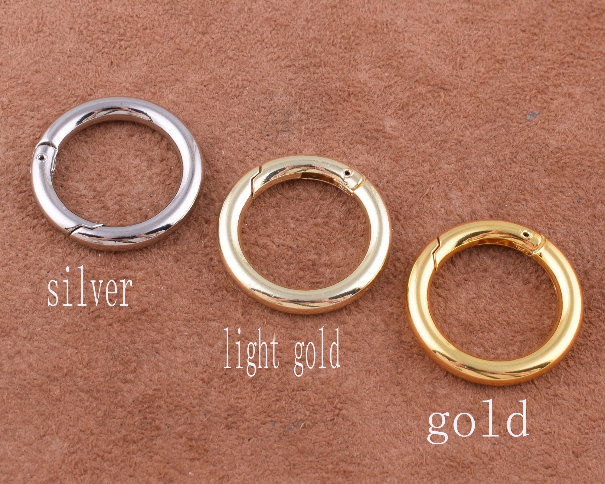 Swivel Spring Clasp Size 20mm Spring Ring Clasp Gate Ring Purse Ring ...