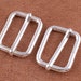 Movable Center Bar Buckle 1 Inch Single Prong Belt Buckle,silver Plated ...