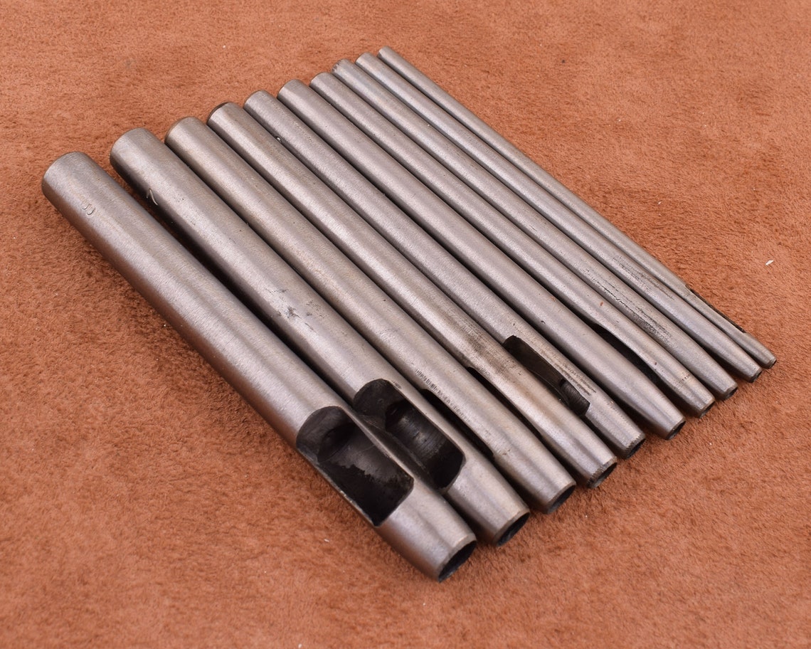 Hollow Hole Punch Tool Set Leather Fabric Fiber Paper 2mm-8mm Hole ...