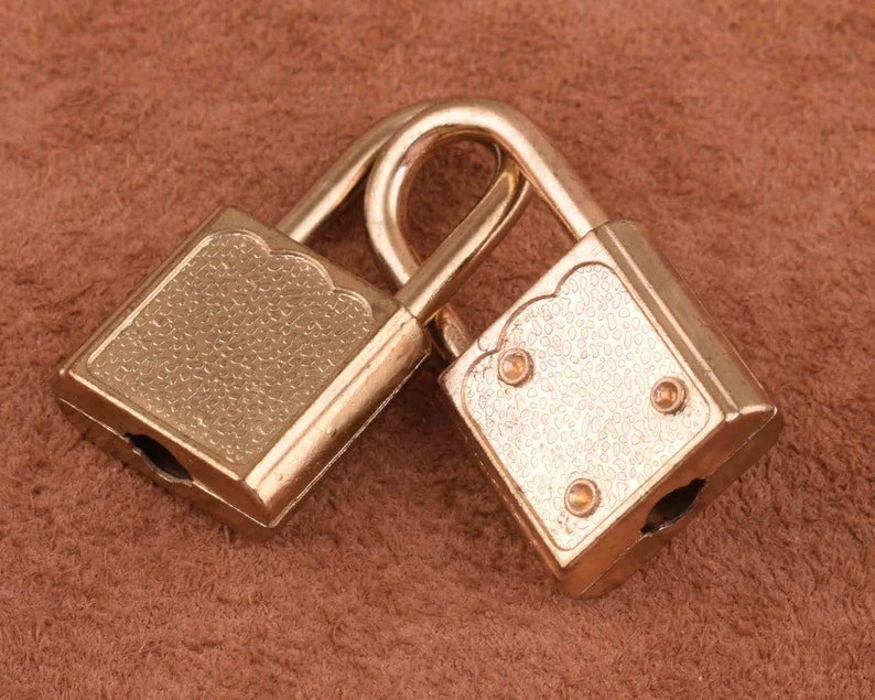 Vintage Diary Lock Light Gold Tone Lock Small Industrial Metal Lock,33 ...