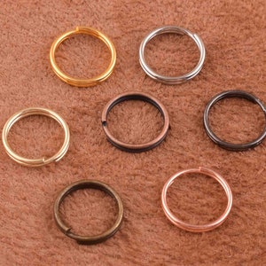 500pcs Double Loop Split Jump Rings,bulk Jewelry Making Supplies,wire ...