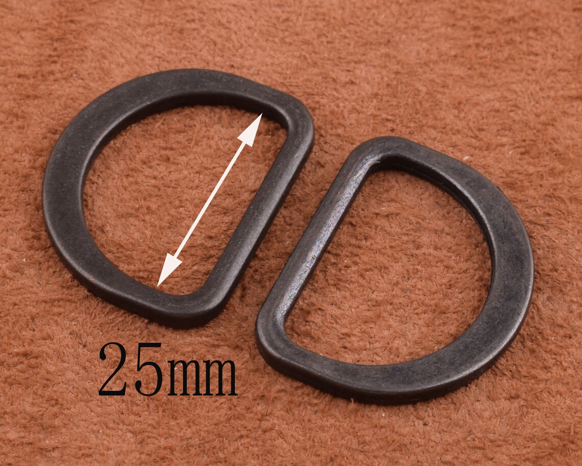 Purse Flat D Ring Matte Black D Ring Buckles Purse D Rings 1 Inch Purse ...