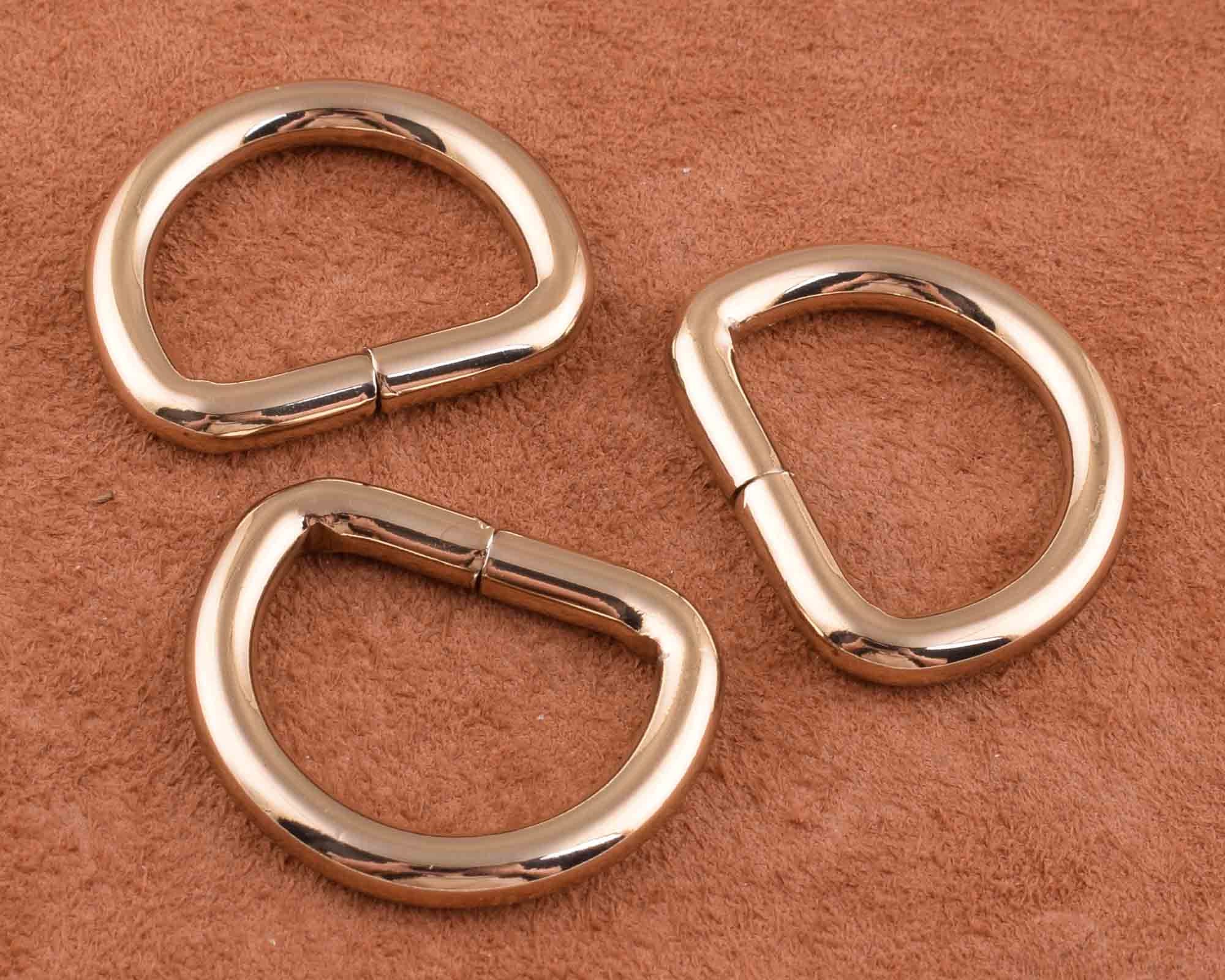 1 Inch D Rings Light Gold Metal D Ring Purse D Ring Buckle - Etsy