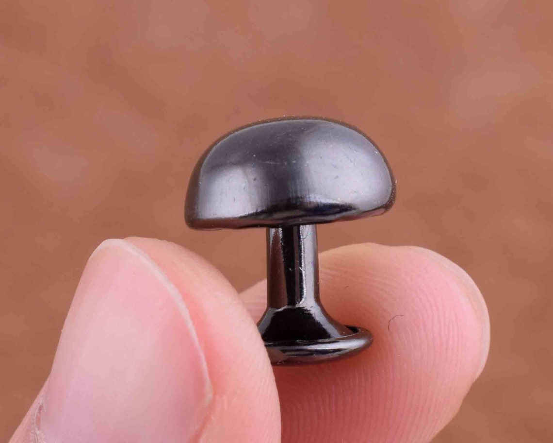 Double Cap Rivets Ball Cap Double Metal Rivets12mm Stud Rapid - Etsy