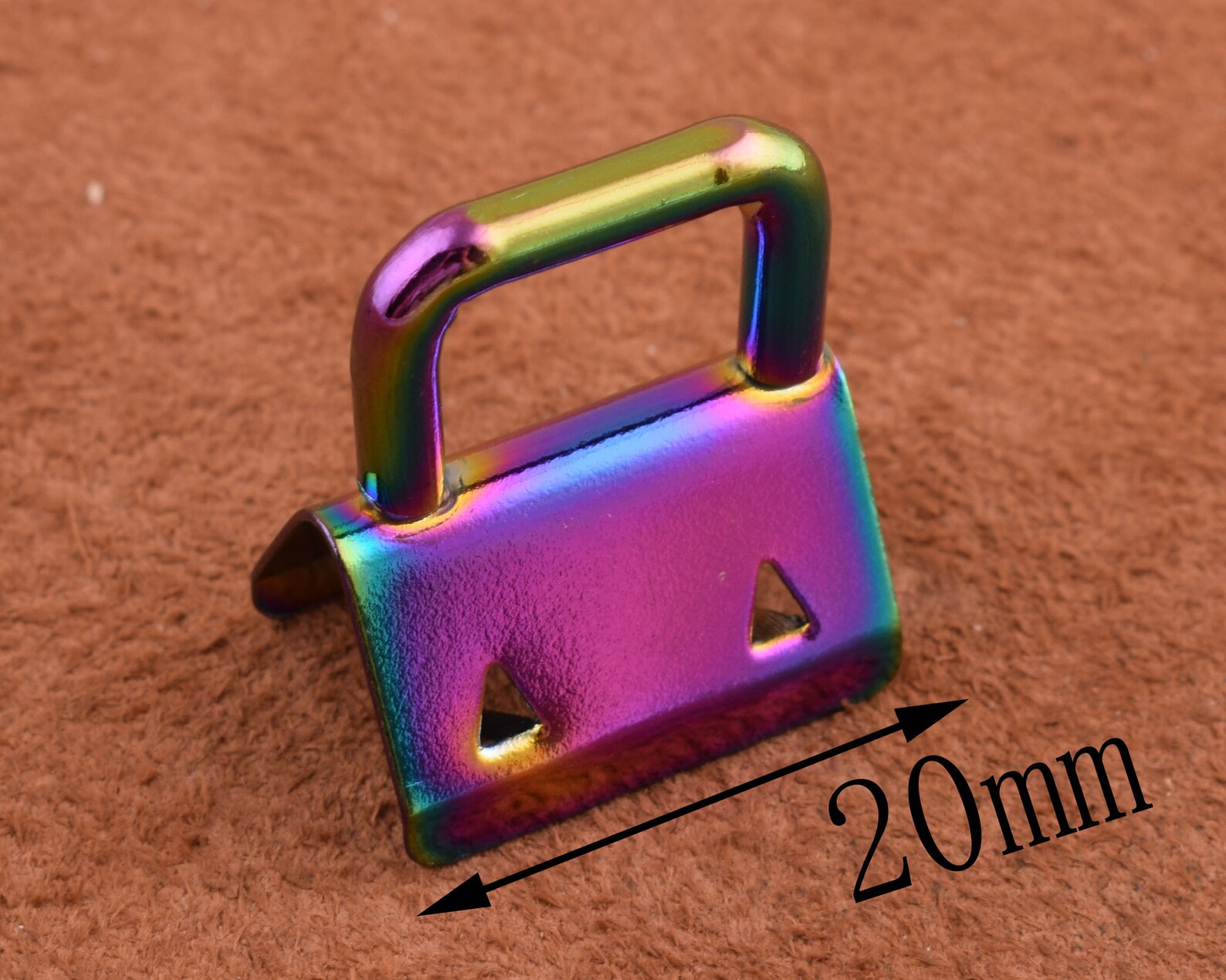30 Pcs Rainbow Key Fob Hardware20mm Key Chain Rainbow Webbing - Etsy