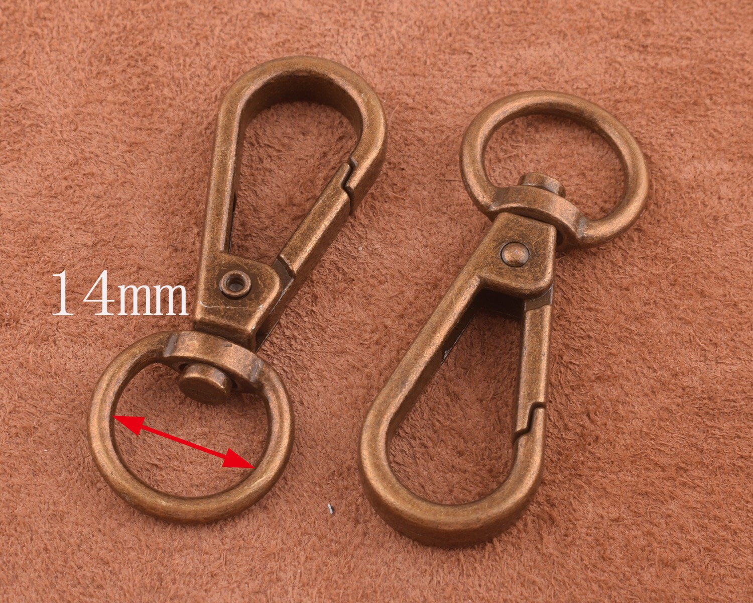 Snap hook 11/14mm zinc alloy Swivel Clasp Metal bronze Swivel | Etsy