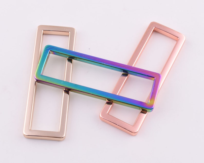 Metal Rectangle Buckle Ring for Bag Belt Loop Strap Heavy Duty ...