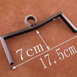 Retro Gunmetal Metal Purse Frame/handle Purse Frame 17.57cm,purse ...
