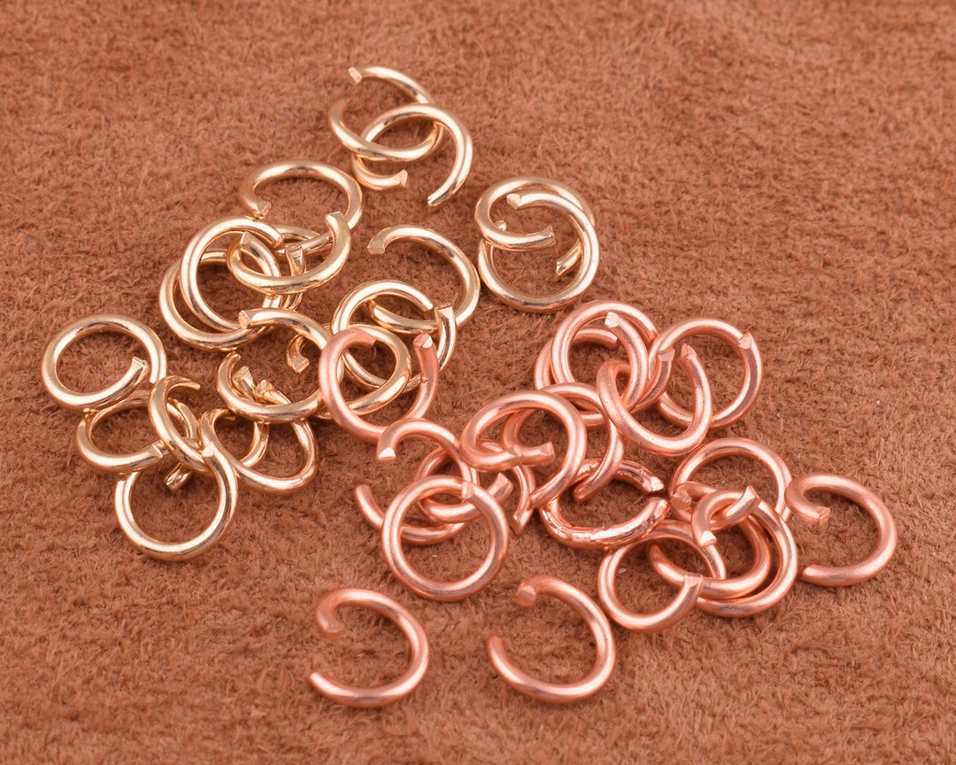 100 PCS Jump Rings Perfect Cut Jump Rings Findings for Jewelry Making ...