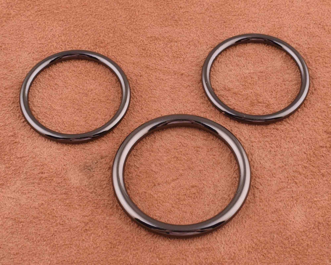 Round Ring Buckles Metal Strap O Ringsgunmetal O Ring Buckle - Etsy