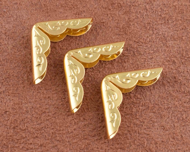 Protection Corners,gold Decorative Book Corners,21*4mm Junk Journals ...