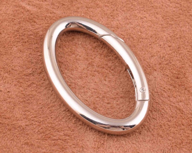 Silver Oval Ring Gate Oval Spring Snap Hooks 3820mm Gate Ring - Etsy
