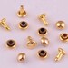 Gold Rivets Rapid Rivets Double Cap Rivets 5*5*6mm Mini Round Rivet ...